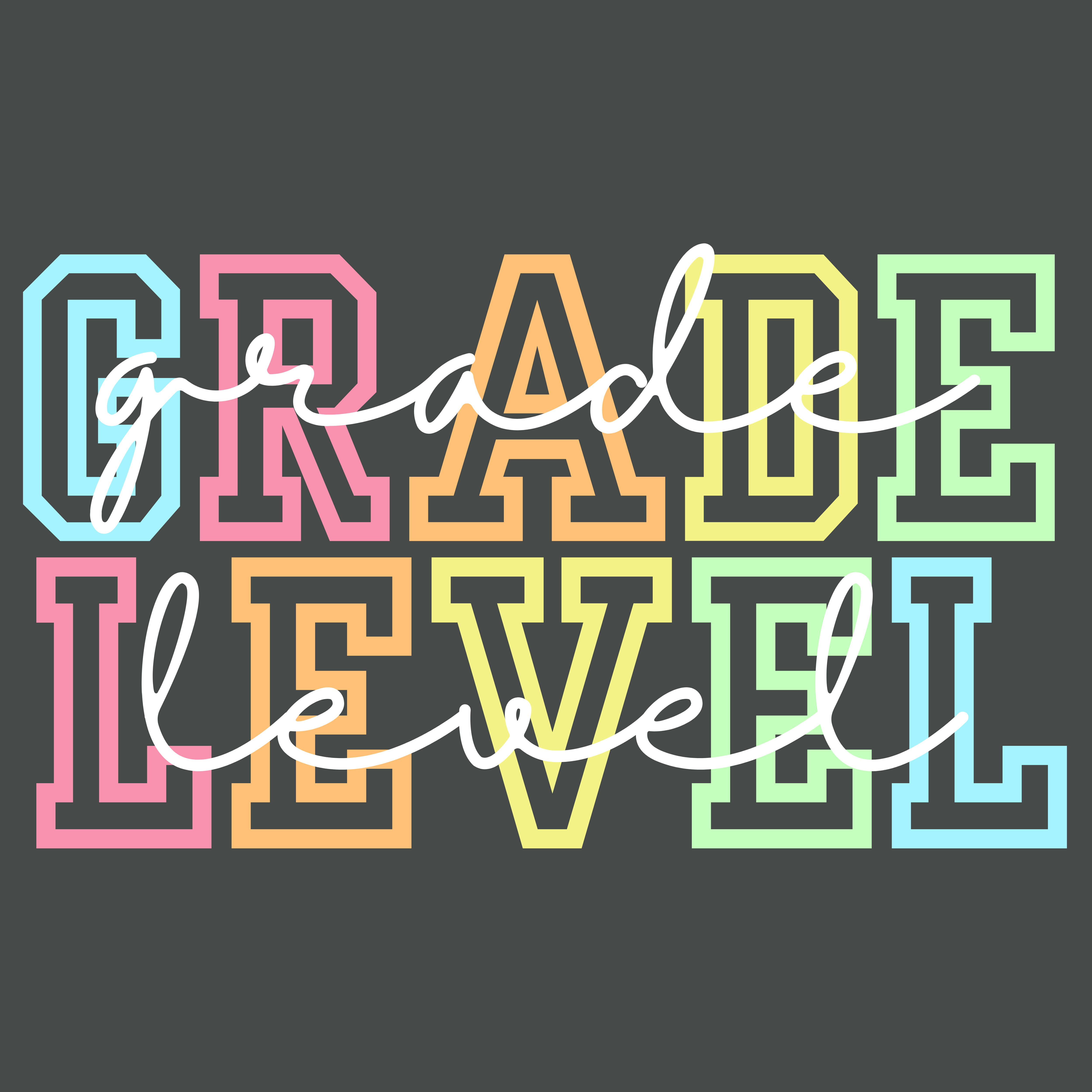 Rainbow Varsity Grade Level Shirts – Twin Rivers Custom Design